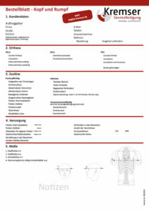 Katalog 3D-Orthesen – Ingenieurbüro Kremser | Servicefertigung Kremser